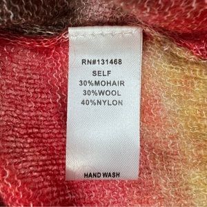 Fate | Sweaters | Nwt Fate Lightweight Stripe Fade Multi Color Mohair ...